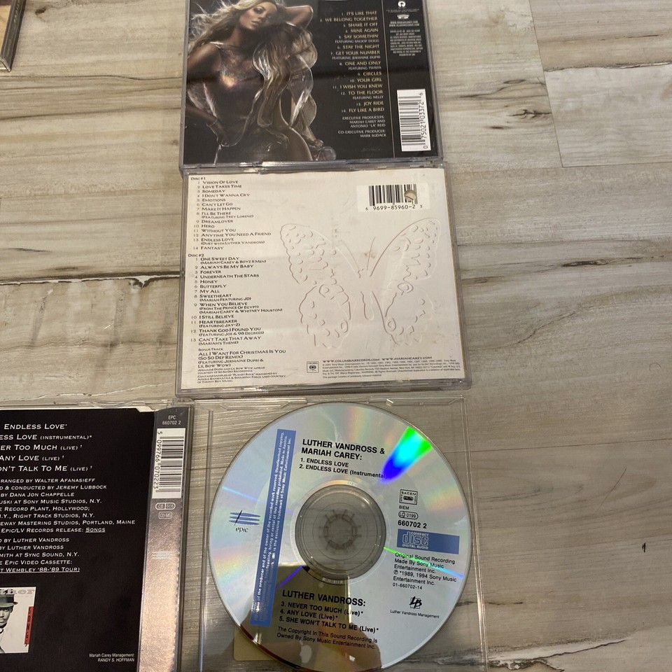 Mariah Carey CD & VINYL LOT 3 SEALED My All / Stay Awhile Greatest Hits ...
