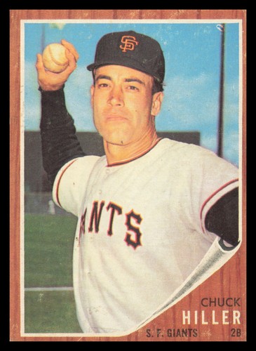 1962 Topps #188a Chuck Hiller San Francisco Giants | eBay
