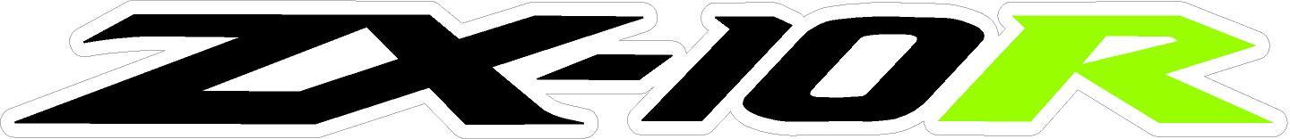 #3108 (1) 8.25" Kawasaki zx10R zx10 Logo Decal Sticker LAMINATED | eBay