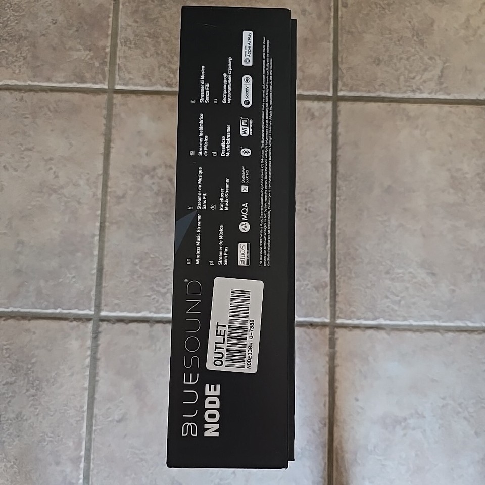 Bluesound NODE Wireless Multi-Room Hi-Res Music Streamer - Black - OB ...