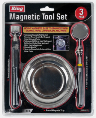 KING 3-pc Utility Magnetic Pick-up Tool Set | eBay