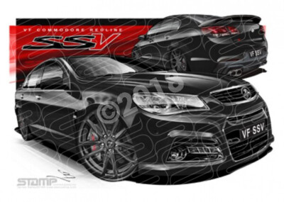 Commodore VF VF SSV REDLINE VF SSV REDLINE PHANTOM BLACK RIMS WING A1 ...
