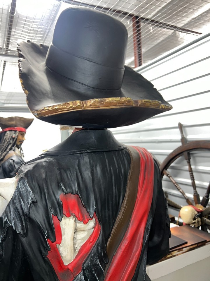 Life size pirate statue, mannequin, skeleton, 6' | eBay