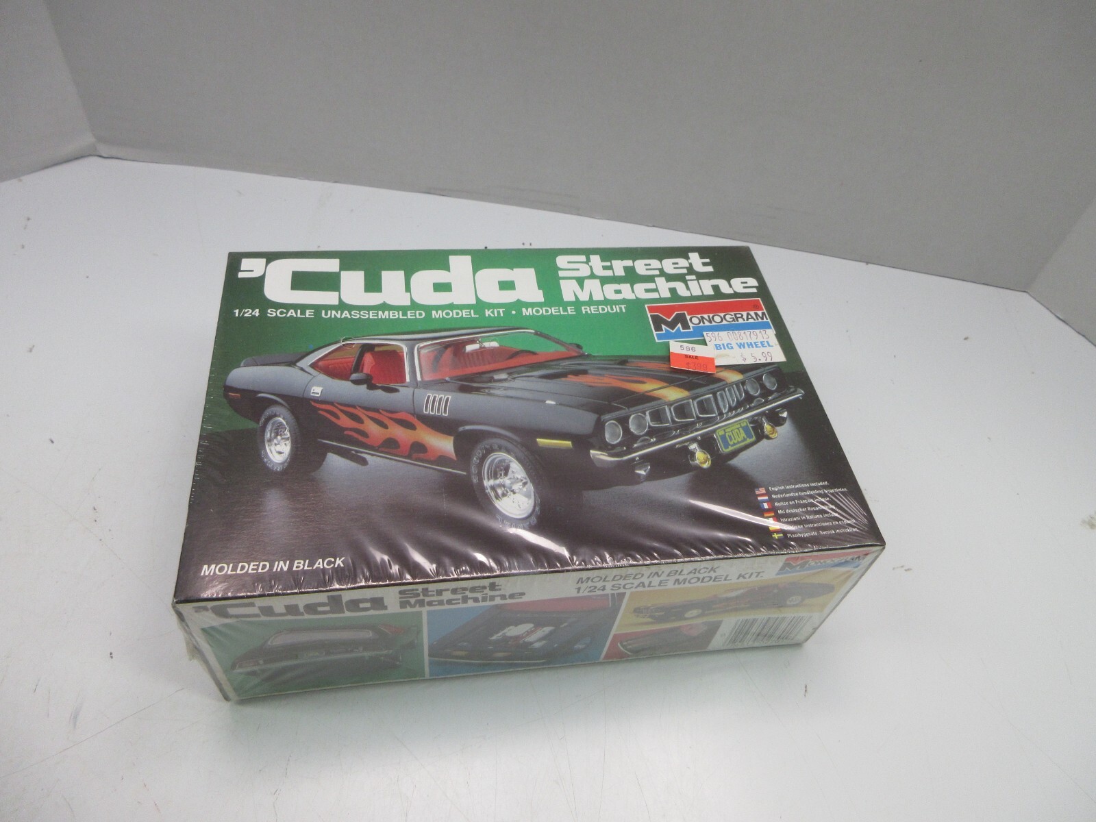 Monogram Cuda Street Machine Vintage Model kit 1/24 scale sealed | eBay