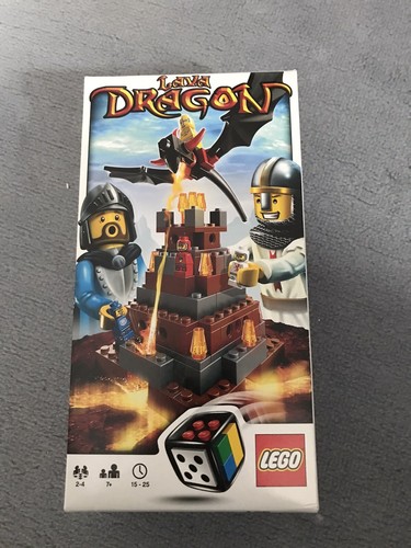 LEGO SET 3838 JEU SOCIETE CONSTRUCTION LAVA DRAGON COMPLET TBE 2009 ...