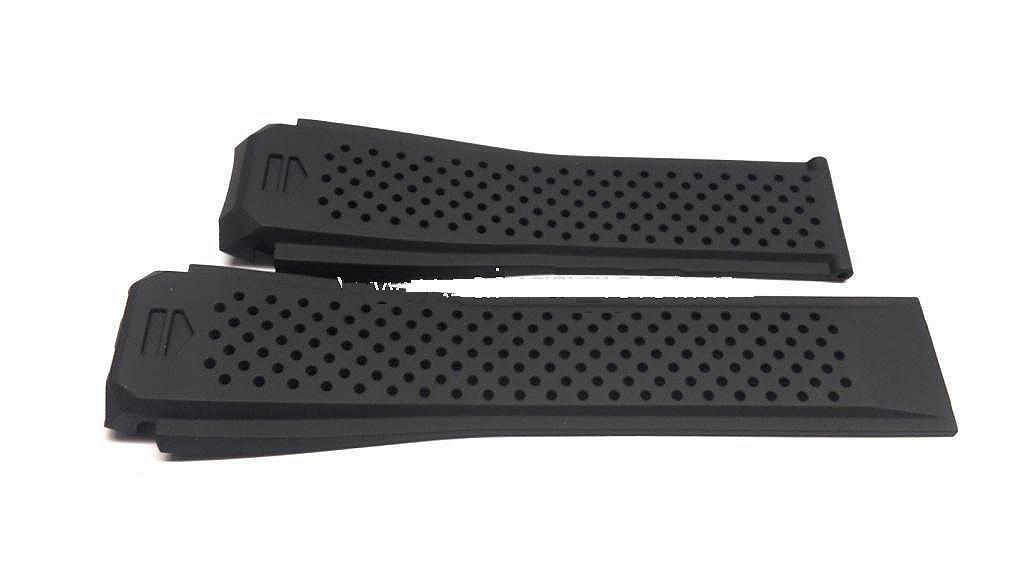 TAG HEUER CONNECTED black rubber strap ref FT6045 for SAR8A80 genuine ...