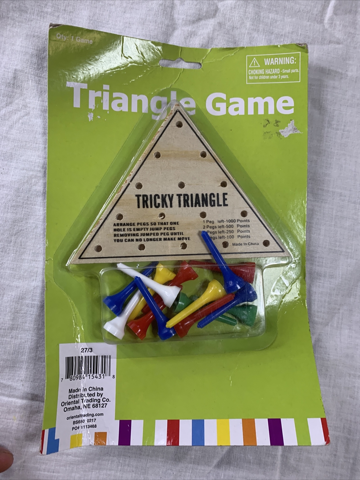 DDI 1487943 Wooden Tricky Triangle Game Case of 144 for sale online | eBay