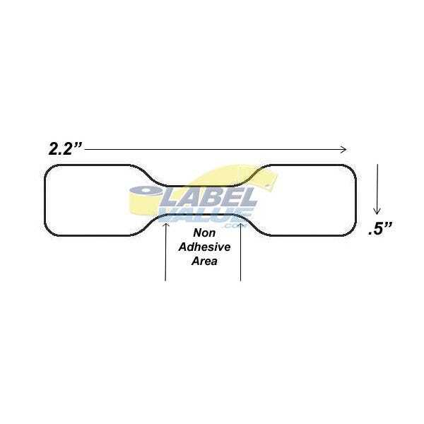 Zebra Red Jewelry/Barbell Labels 2.2" x 0.5" (LV-10010064RED) | eBay