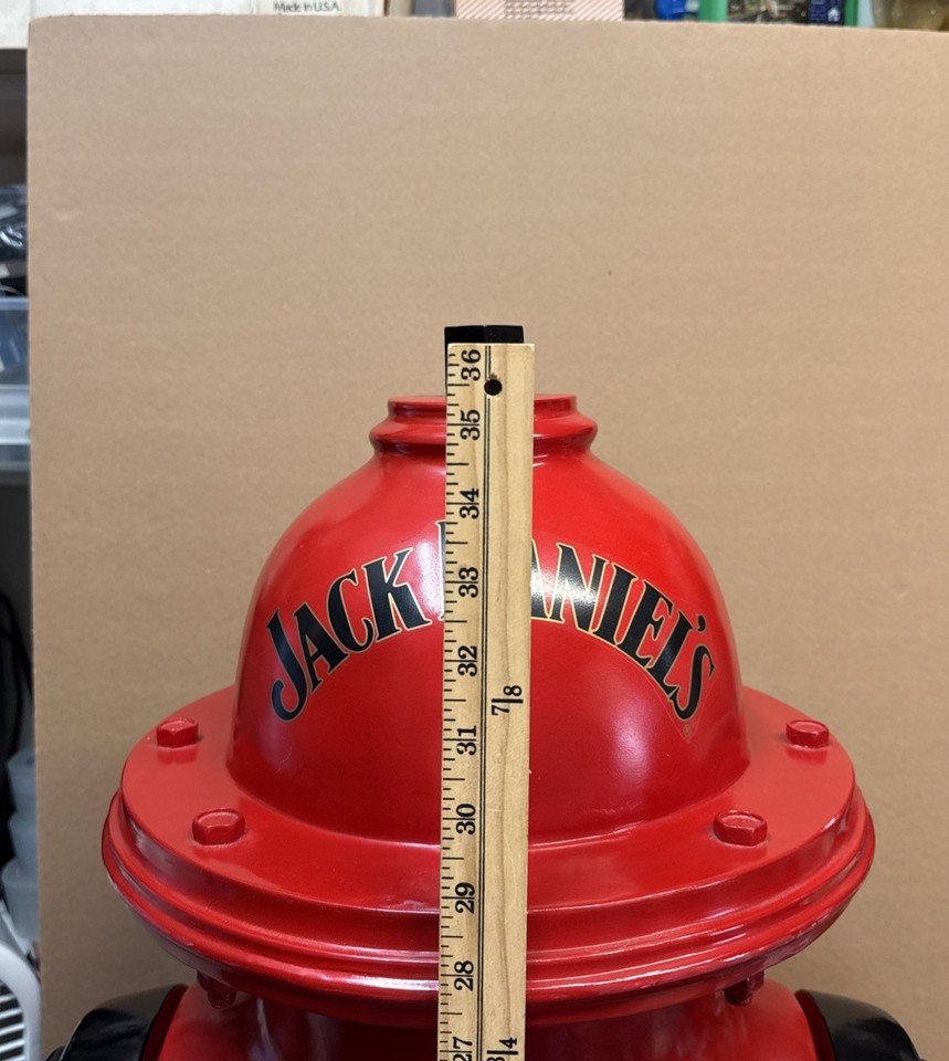 Jack Daniels Whiskey Tennessee Fire Hydrant 36" Life Size Decor Man ...