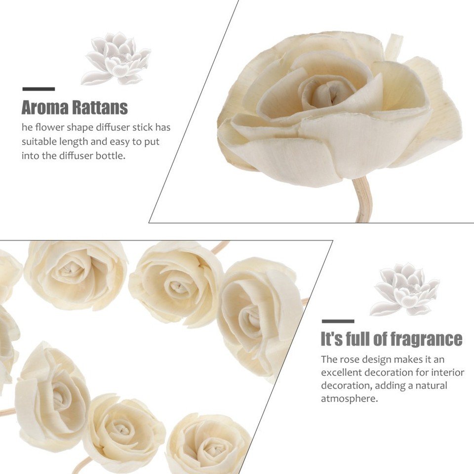 8 Pcs Flower Fragrance Diffuser Stick Dried Floral Refill Sticks | eBay ...