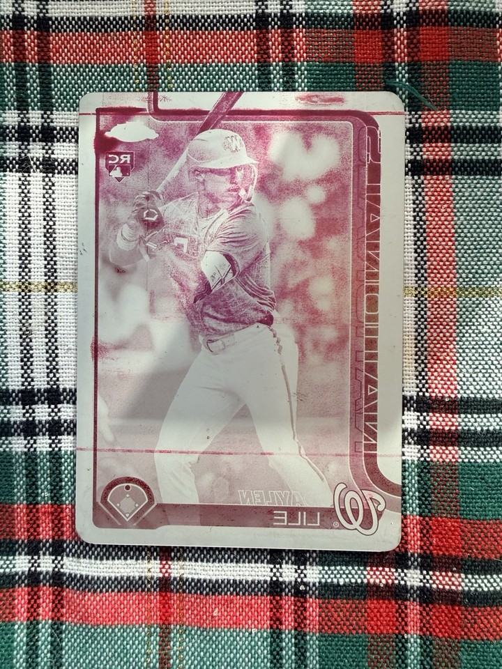 2025 Topps Chrome Update DAYLEN LILE MAGENTA Printing Plate! 1 Of 1🔥 ...
