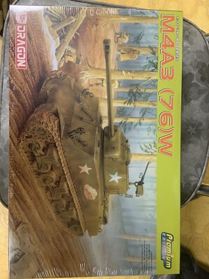 1/35 Dragon sealed 6325 rare M4A3 76(W) Sherman Tank ww2 wwii model kit ...