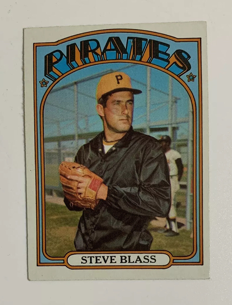 1972 Topps Steve Blass # 320 Baseball Card Pittsburgh Pirates | eBay