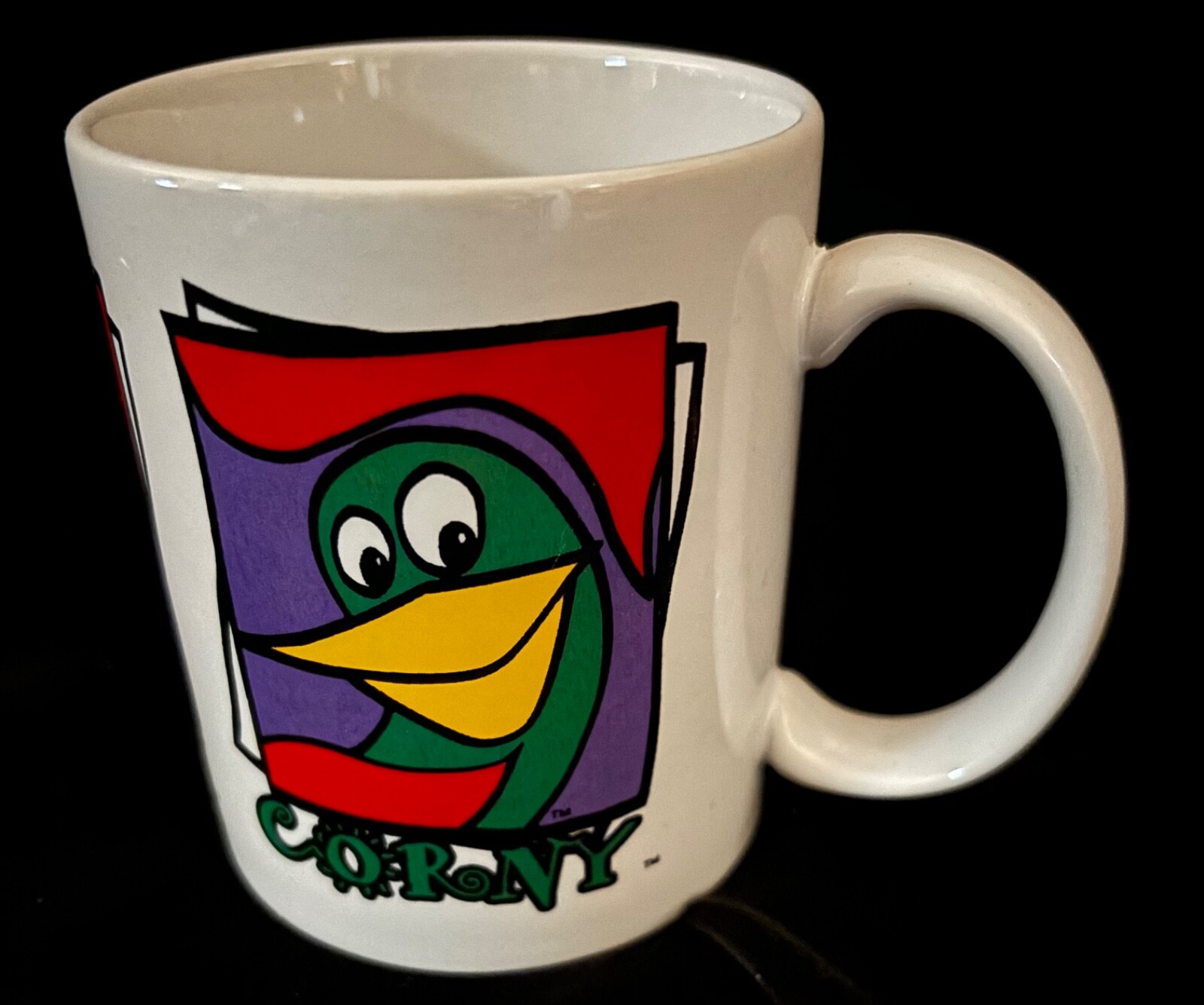 Kelloggs Cereal Corn Flakes Cornelius Corny Rooster Ceramic Mug 1993 | eBay