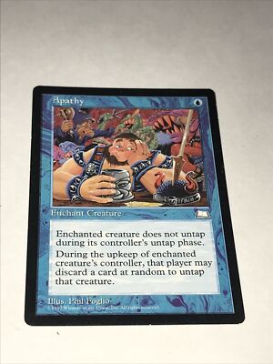 APATHY Magic The Gathering Card | eBay