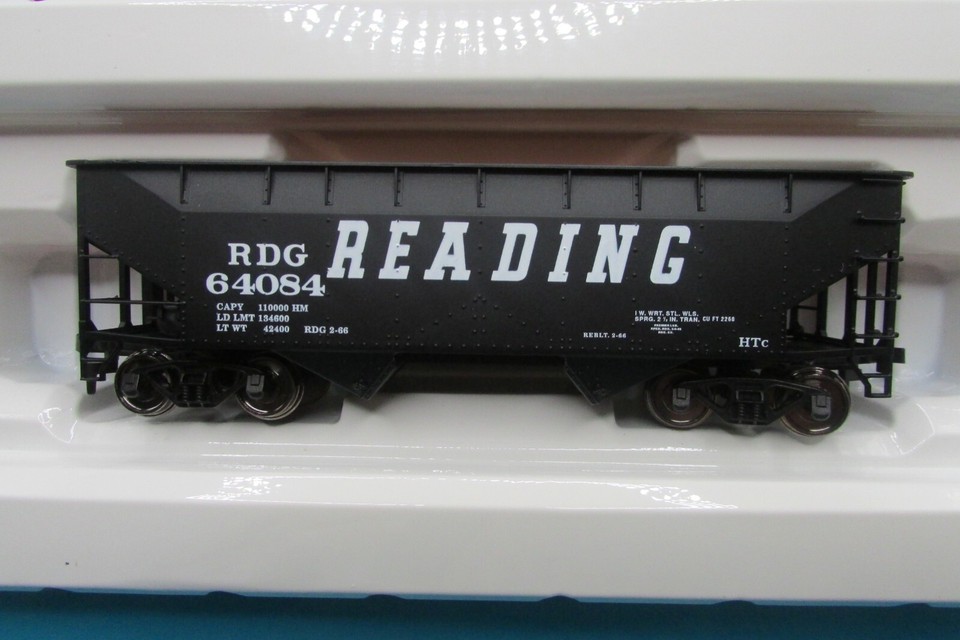 HO Scale Atlas 1860 (3) Assorted 2Bay Offset Side Hopper Cars Reading ...