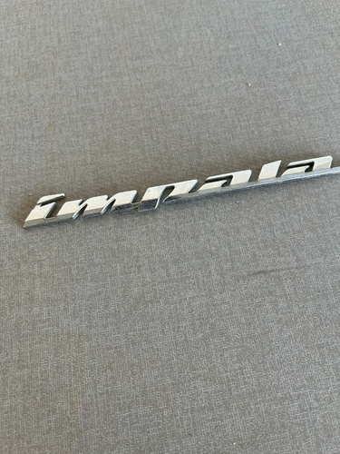 Chevrolet Impala Emblem Logo Letters Badge plastic Chrome | eBay