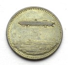 GERMANY SPIEL MARKE ZEPPELIN/TRAM Counter Token 17.8mm 1.6g Brass, Rare ...
