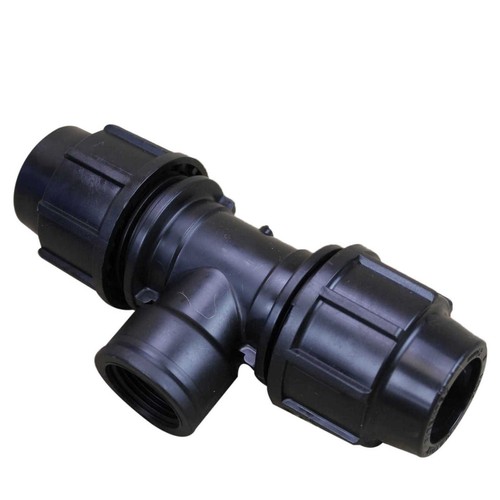 Metric Poly 90° TEE 69216 Thread Fem. O/Take 25mm x 3/4 Inch x 25mm ...
