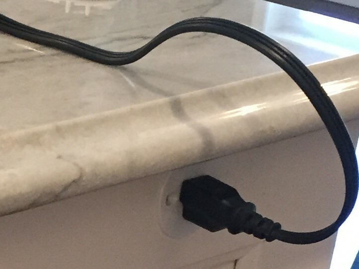 Sillite Self-contained outlet for Kitchen Islands, Mantels, and more ...