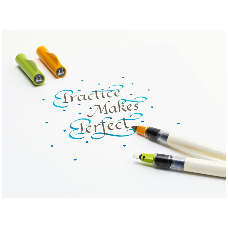 Pilot Parallel Calligraphy Pen Set of 6 Widths 1.5 2.4, 3.0, 3.8, 4.5 ...
