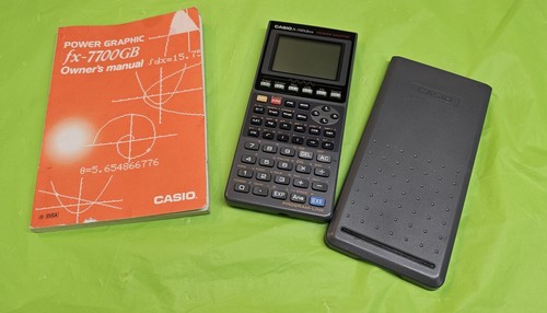 🔢Casio FX-7700GB Gray Handheld Regular Power Graphic Calculator with ...