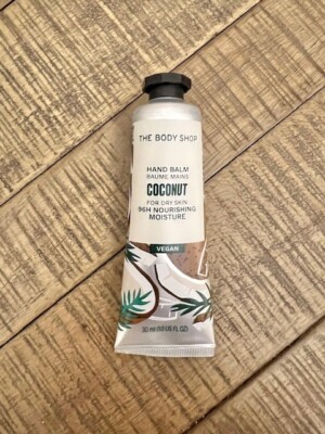 NEW Discontinued HTF The Body Shop Coconut Hand Balm Cream 1 oz / 30 ml ...