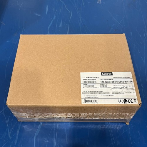 Lenovo ThinkSystem 7XB7A00046 00YK035 10TB 7.2K SAS 12G Hard Drive HDD ...