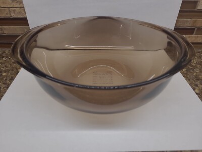Vintage Pyrex 1.5 Liter Amber Corning Ware Visions 7 1/2 inch Bowl | eBay