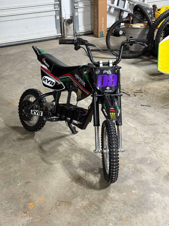 Razor MX650 36V 17 mph Electric Dirt Rocket Motor Bike - Black ...