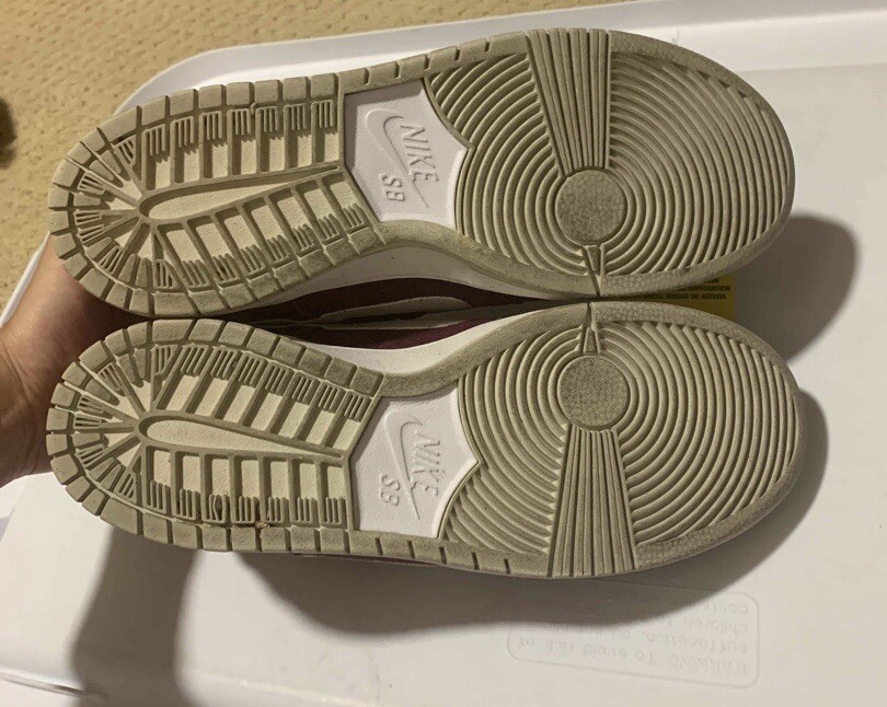 Nike SB Dunk Low "Wine" Bordeaux Purple UNRELEASED SAMPLE size 9 | eBay