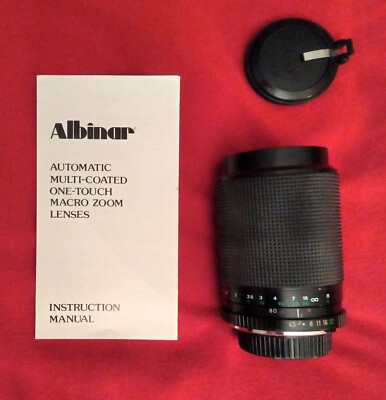 ALBINAR ADG 80-200mm F4.5 Macro Zoom Focus Lens Minolta | eBay
