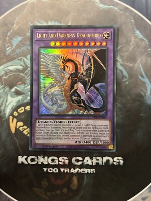 INFO-EN034 “Light and Darkness Dragon Lord” Ultra Rare 1st YuGiOh READY ...