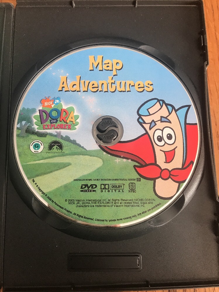 Dora The Explorer Map Adventures Dora The Explorer Map Large Card