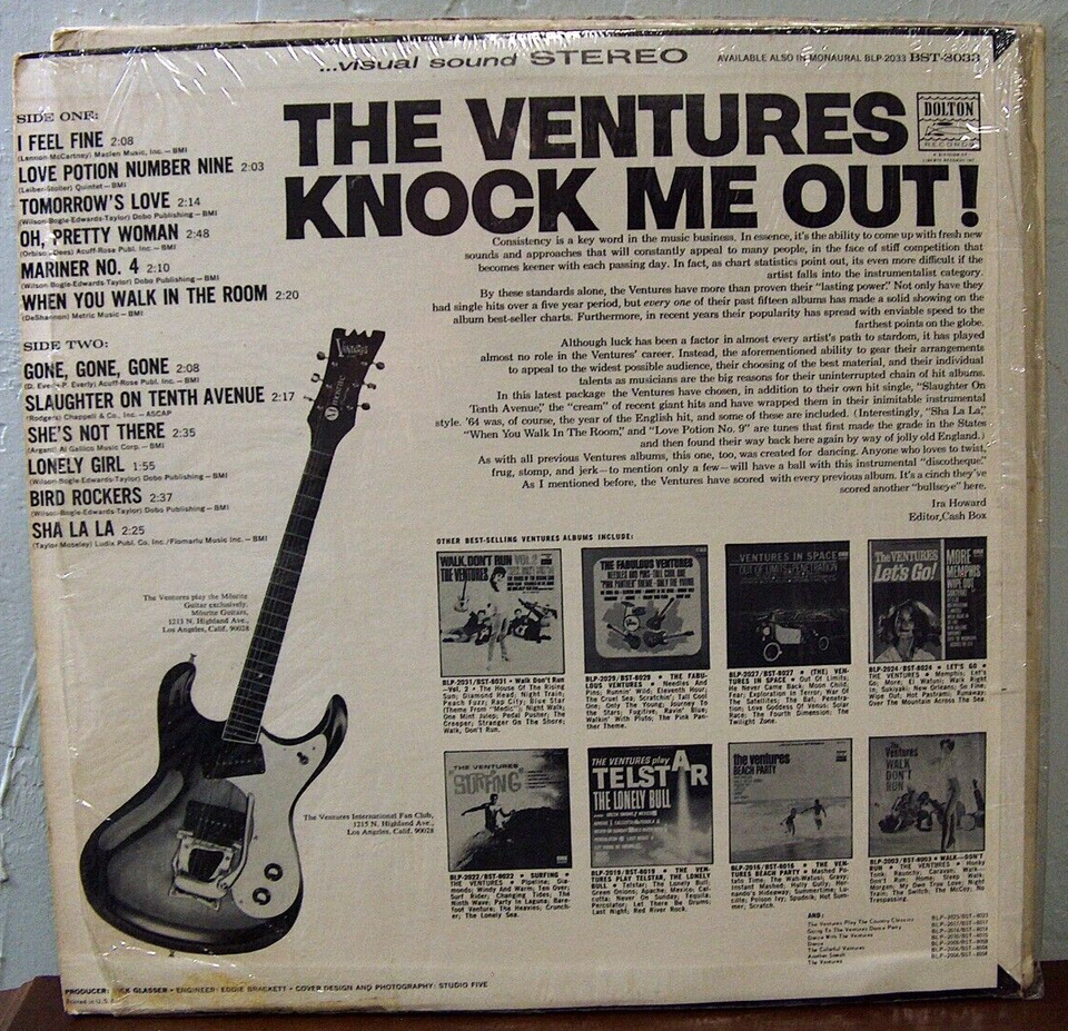 THE VENTURES, "KNOCK ME OUT" | eBay