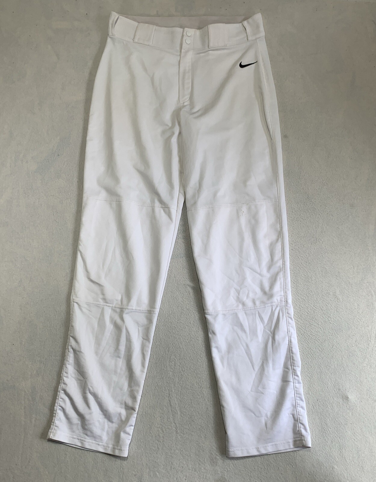 Nike Vapor Pro Baseball Pants Mens XL White Slim Fit Straight Leg ...