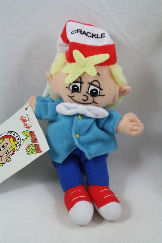 Snap Crackle Pop Kellogg's Rice Krispies Bean Bag Toy Plushies | eBay