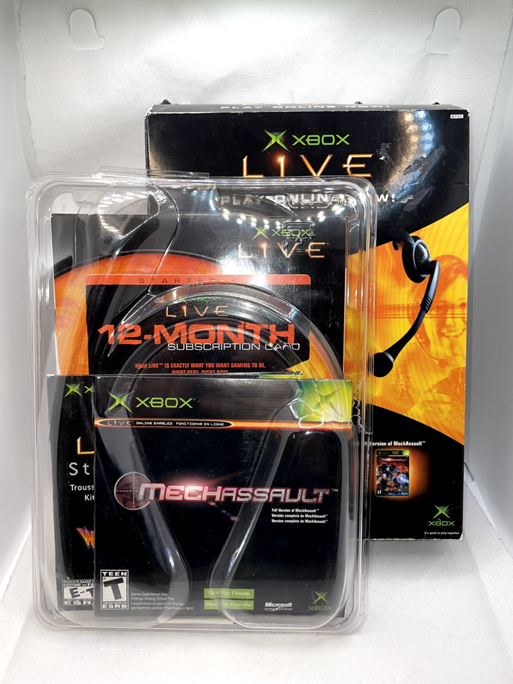 Original Xbox Live Starter Kit Communicator Headset - with Sealed ...