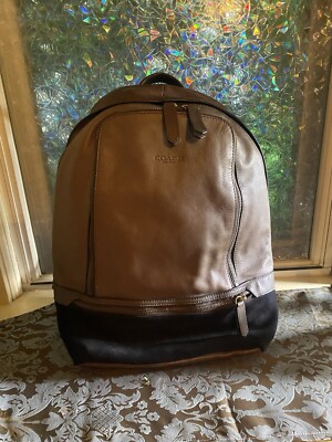 Vintage Coach Leather Backpack | eBay