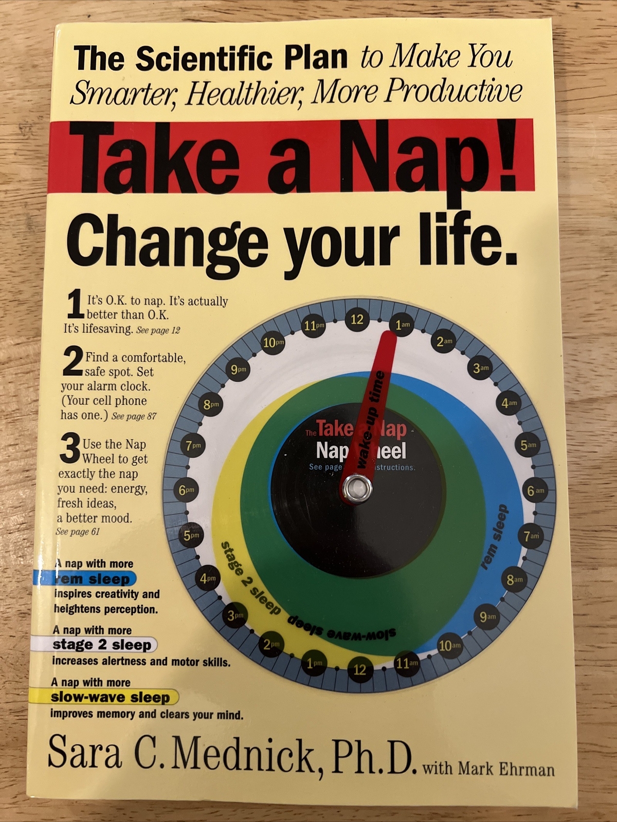 Take a Nap! Change Your Life by Mark Ehrman and Sara C. Mednick (2006 ...