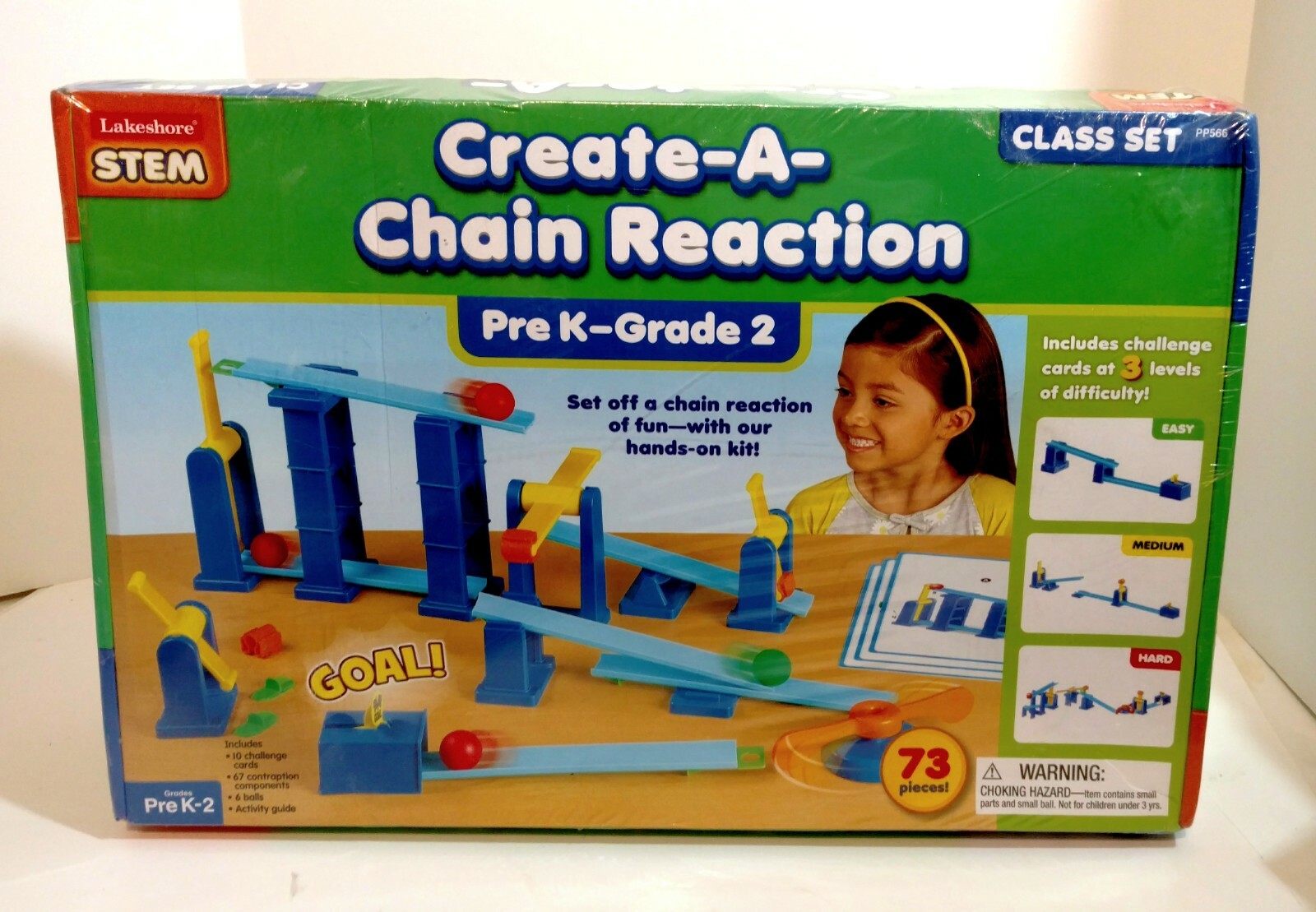 Lakeshore Create-A-Chain Reaction Science Kit Pre K-2nd Grade Class Set ...