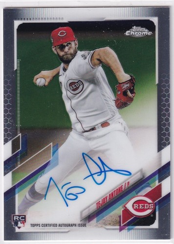 2021 Topps Chrome Baseball Tejay Antone RC Auto | eBay