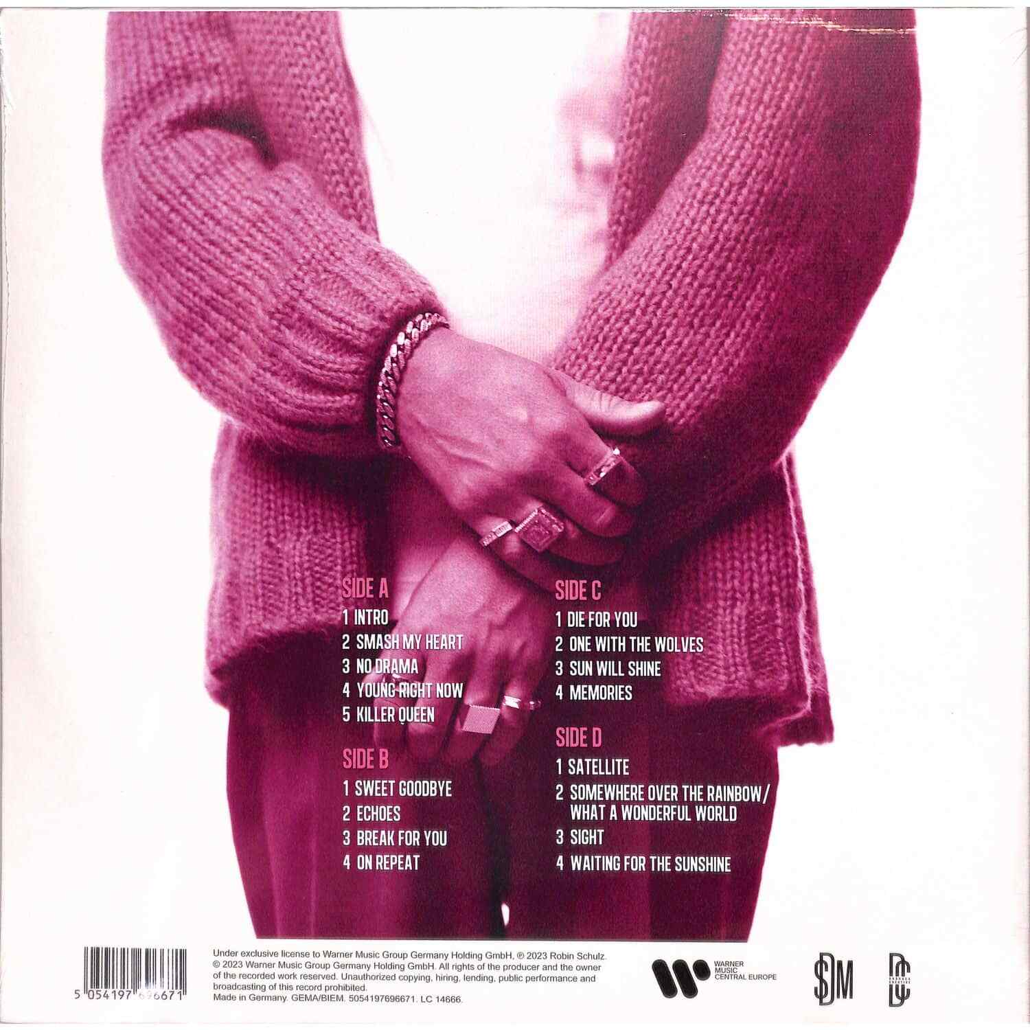 Robin Schulz / PINK (Crystal Clear 2LP) / Warner Music International ...