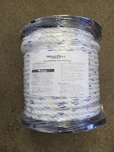 WestFall Pro 5/8" Lifeline - 300' - Snaphook | eBay