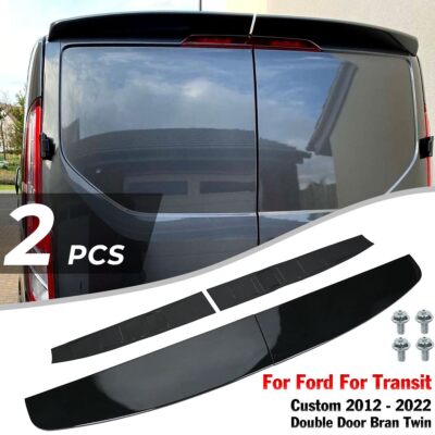 For Ford Transit Custom Twin Barn Door 2012-2023 Rear Boot Roof Spoiler ...