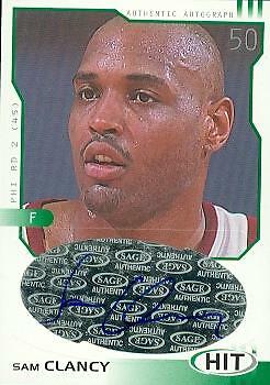 Sam Clancy autographed Basketball Card (USC) 2002 SAGE HIT #H36 | eBay