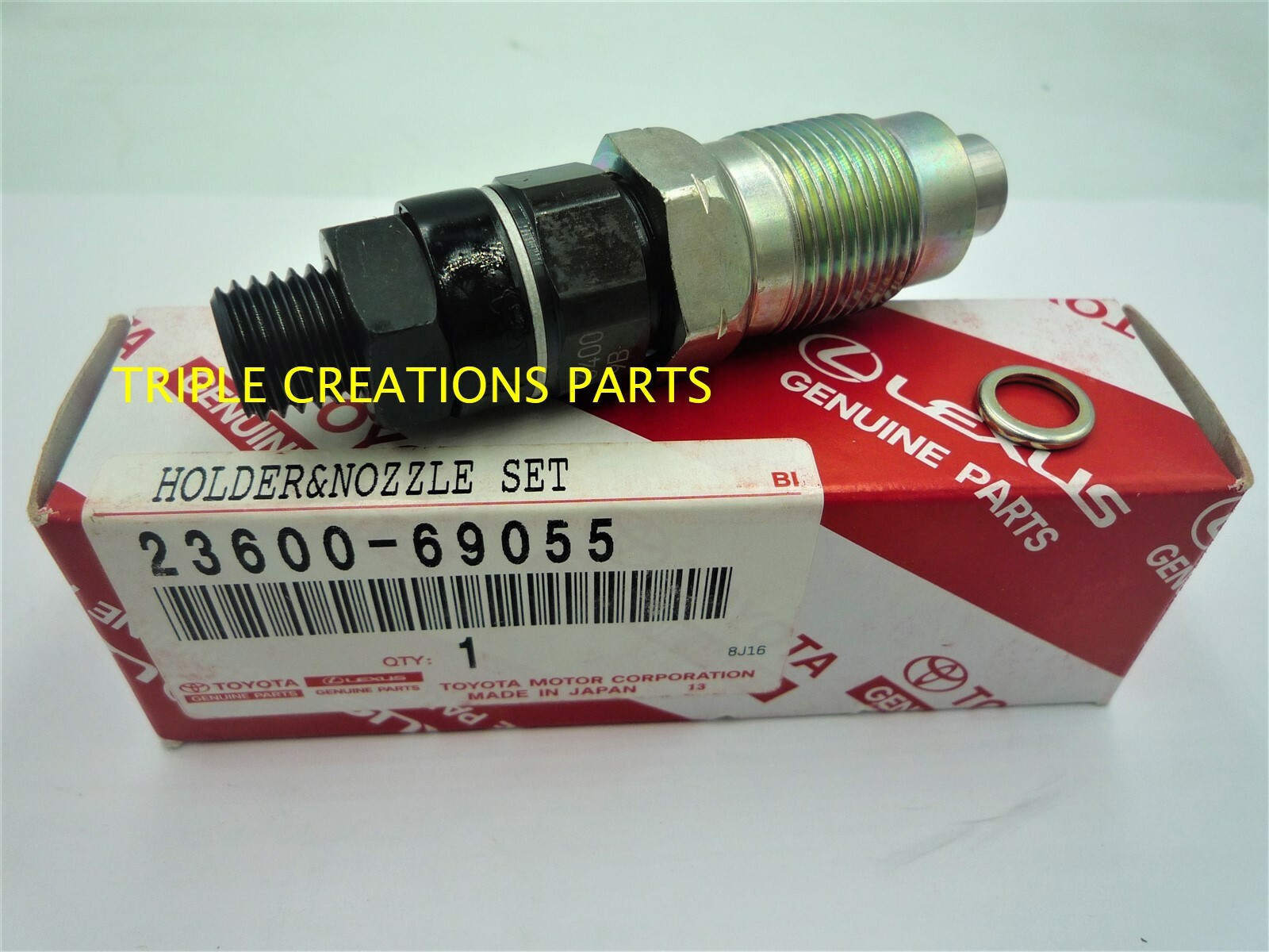 Genuine Toyota 23600-69055 Holder & Nozzle Set Nozzle 2360069055 OEM | eBay