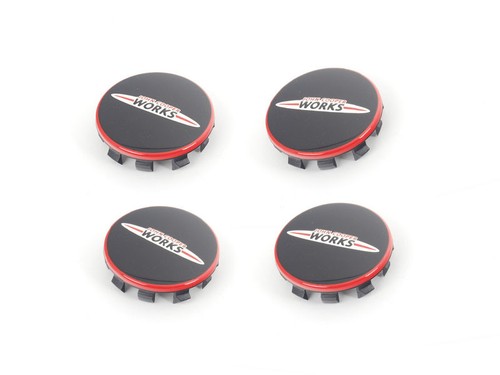 NEW MINI F54 F55 F56 F57 F60 JCW CROSS SPOKE 506 WHEEL CENTER CAP SET ...