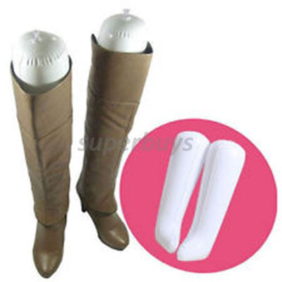 Blow up Inflate Balloon Boot Shoe Shapers Tall Insert Shape Support ...
