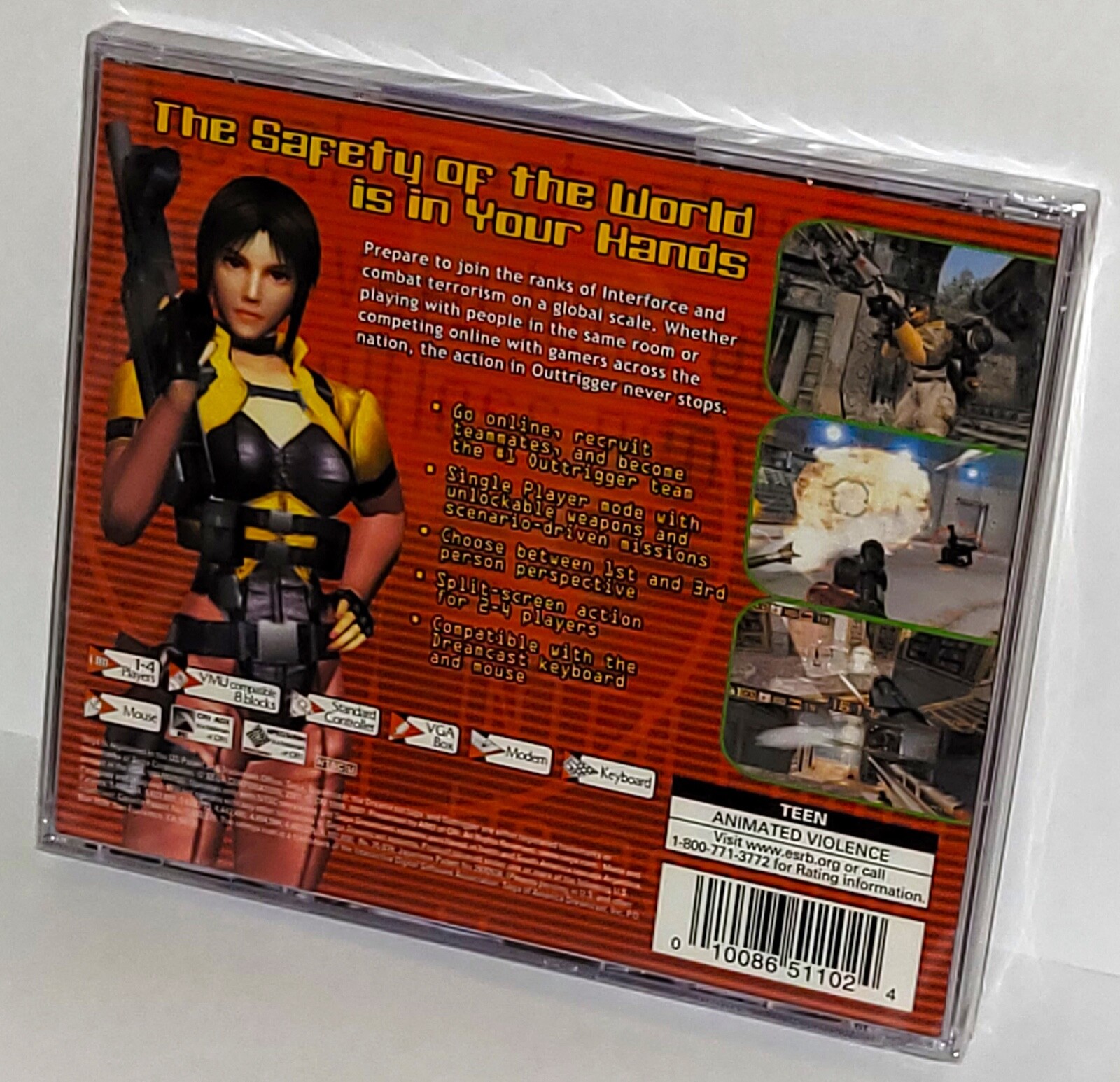 Outtrigger (Sega Dreamcast, 2001) BRAND NEW FACTORY SEALED! VERY RARE ...